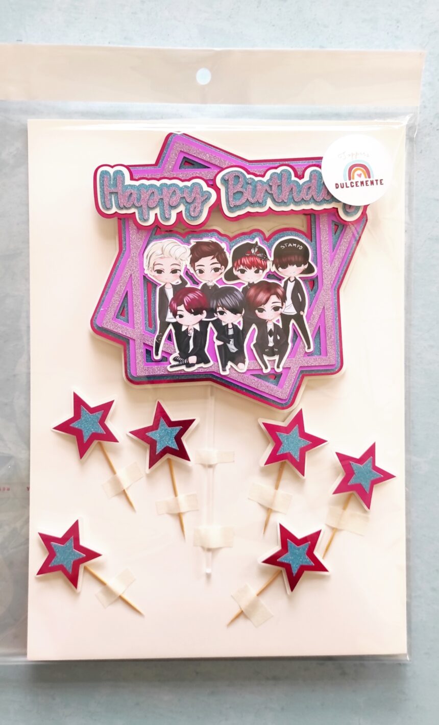 Topper BTS – Dulcemente Detalles Dulces